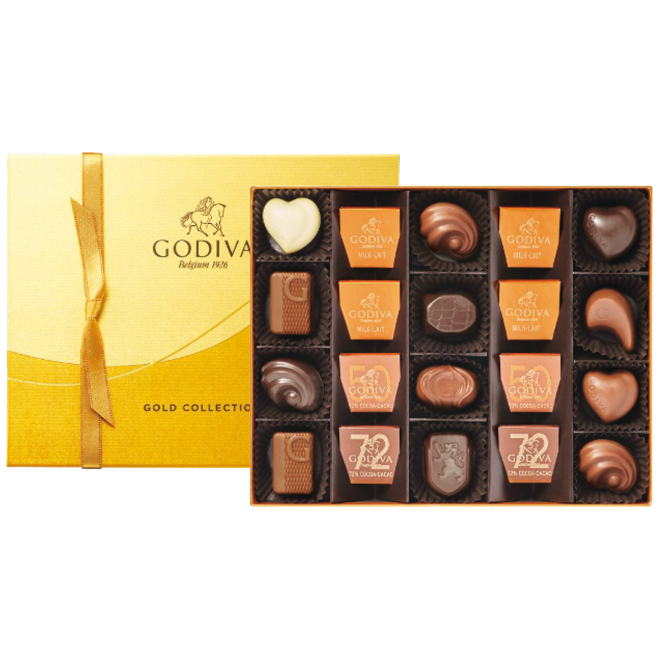 クラシック ゴールド コレクション 20粒入 | GODIVA (ゴディバ) のギフト・プレゼント | 選び直せるソーシャルギフト GIFTFUL（ギフトフル）